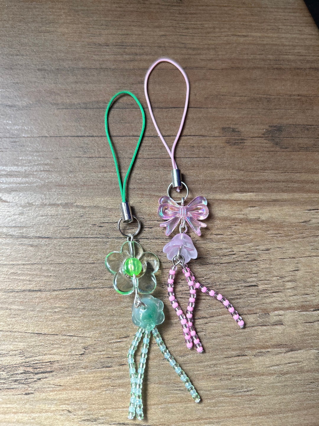 HANDMADE Cute Jellyfish Phone Charms, Star Phone Charm, Beaded ...