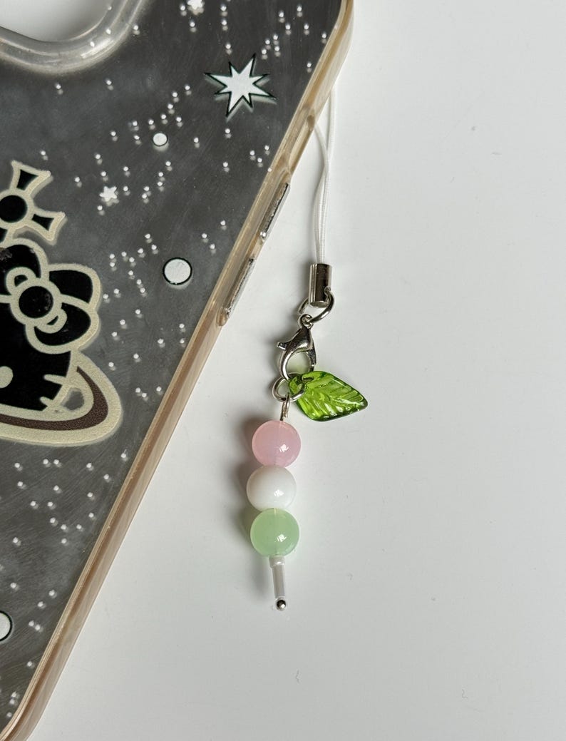 Handmade Pastel Dango Phone Charm – Kawaii Japanese Sweet Strap - Etsy