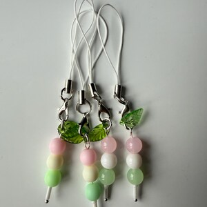 Handmade Pastel Dango Phone Charm – Kawaii Japanese Sweet Strap - Etsy