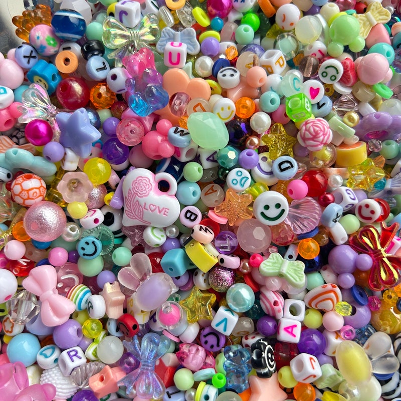 Preppy Clay Bead Jewelry - Etsy