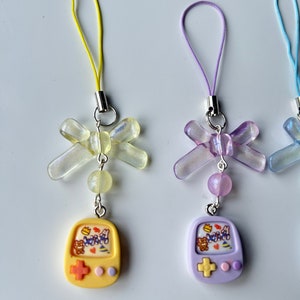 HANDMADE Cute Kawaii Games Console Phone Charms , Beaded Accessories ...
