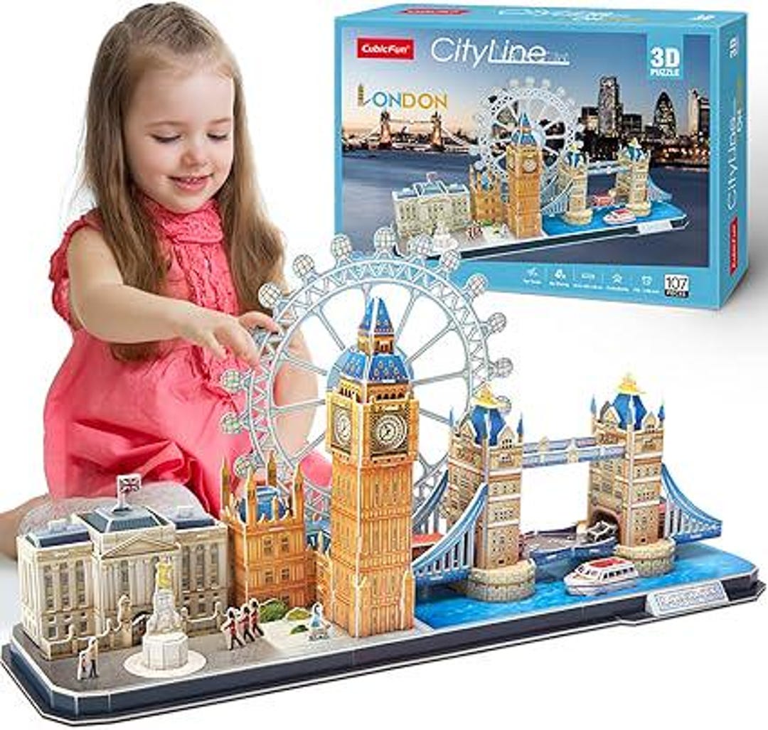 Cubic Fun 3D Puzzles - London City STEM Projects Arts Crafts - Etsy
