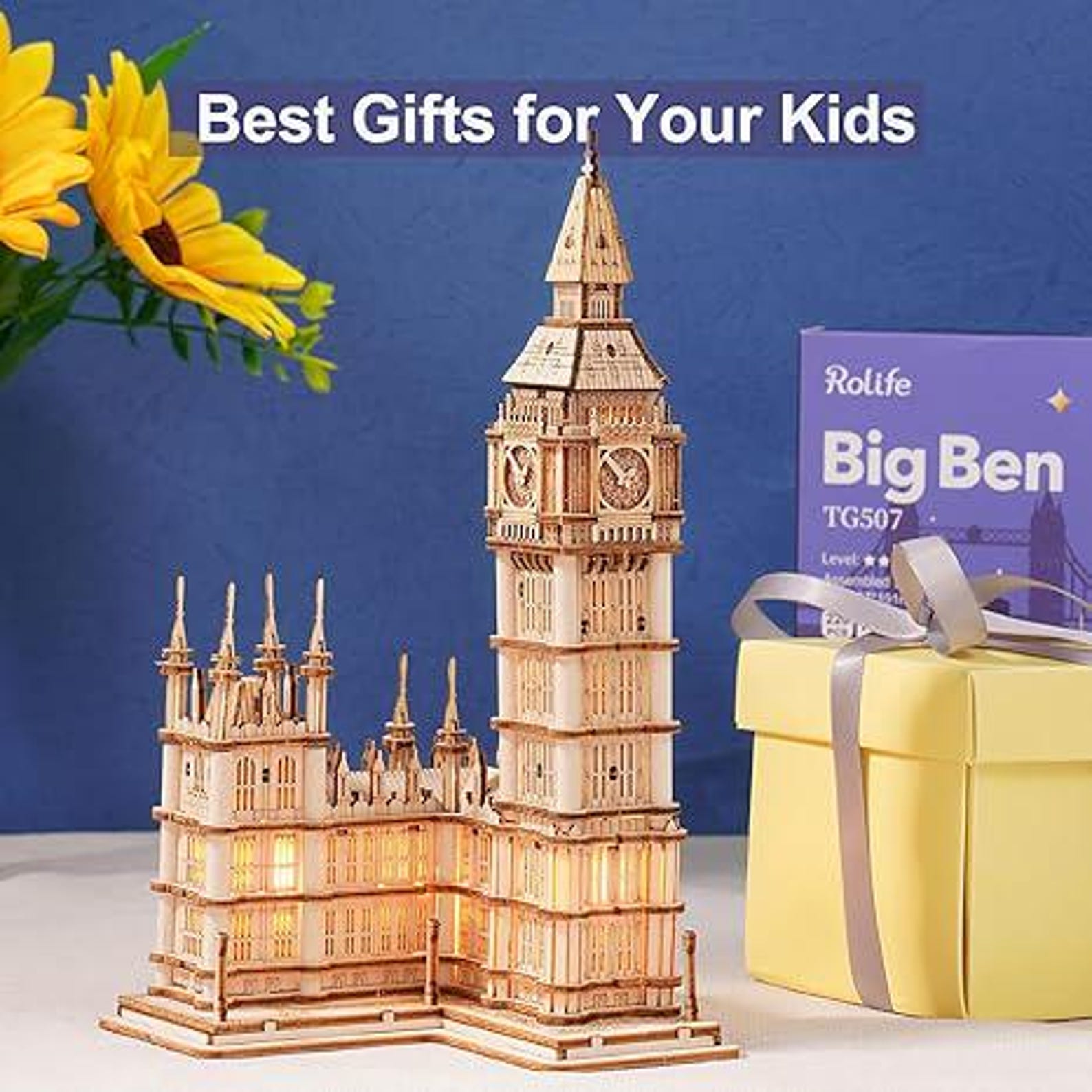 3D Wooden Puzzles: Big Ben Craft Model Kit - Etsy