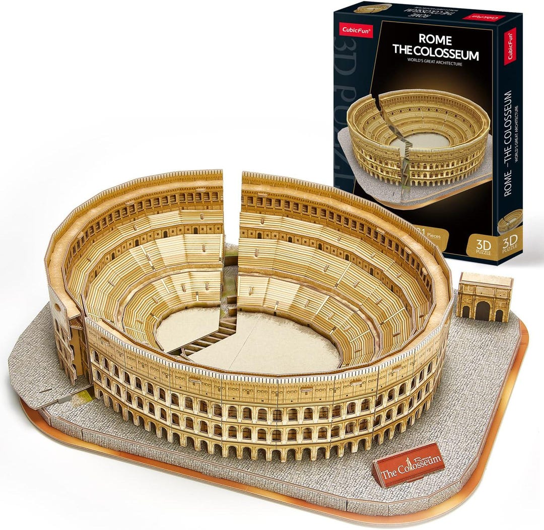 Rome Colosseum 3D Puzzle: Italy Architecture Model Kit - Etsy