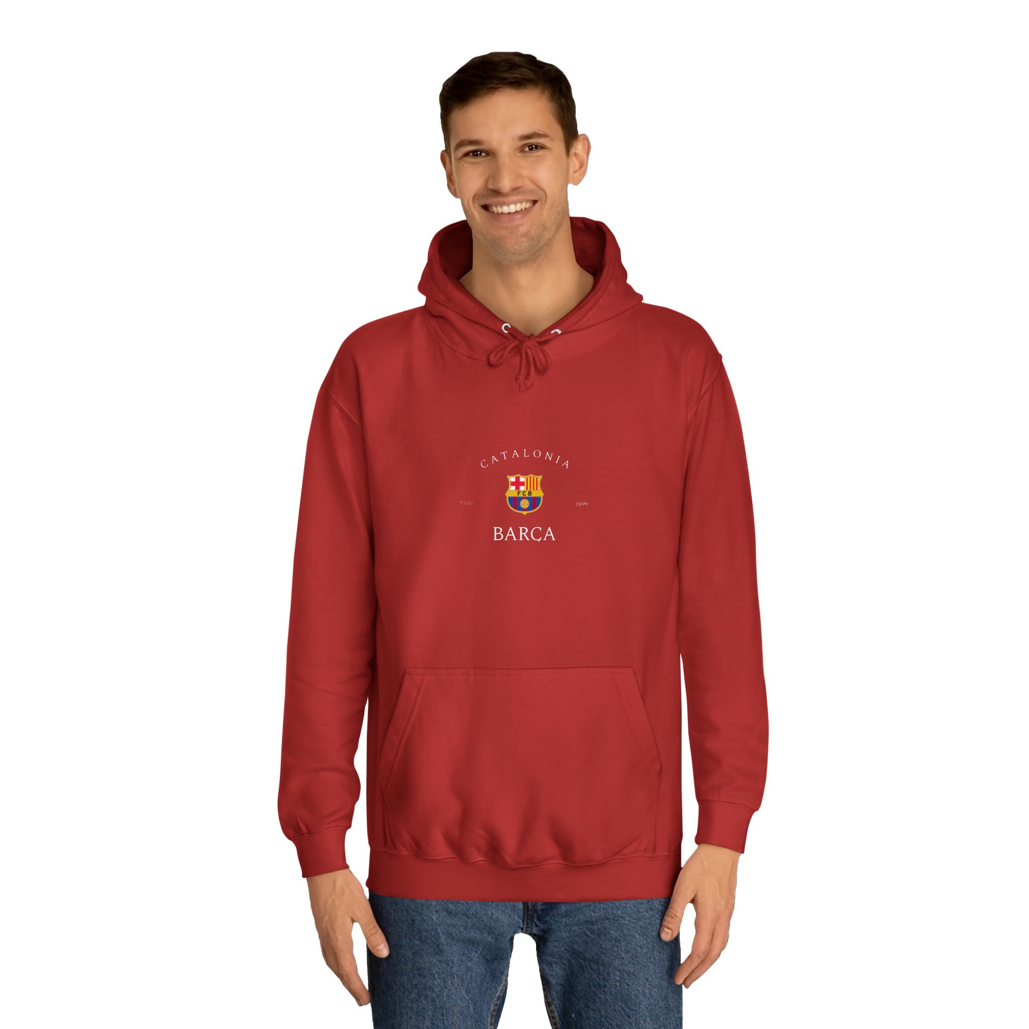 Barcelona Hoodie, Barca Hoodie, Futbol Club Barcelona Hoodie, Unisex ...