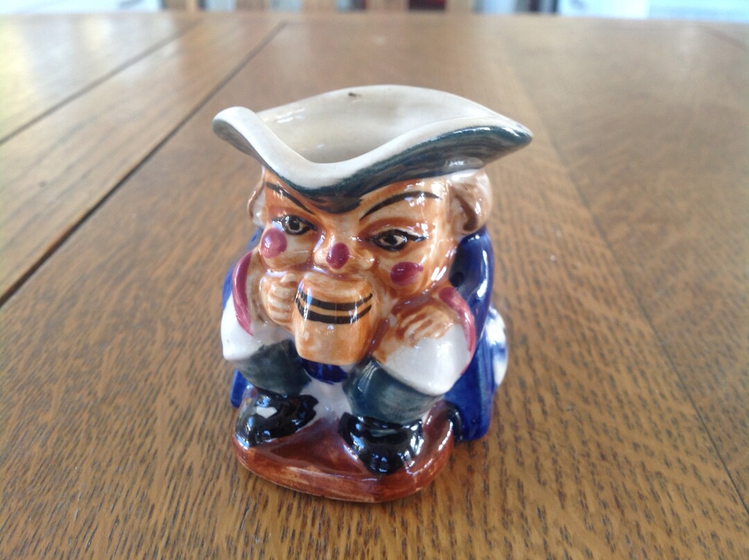 Miniature Toby Character Jug Creamer - Hand Painted. - Etsy