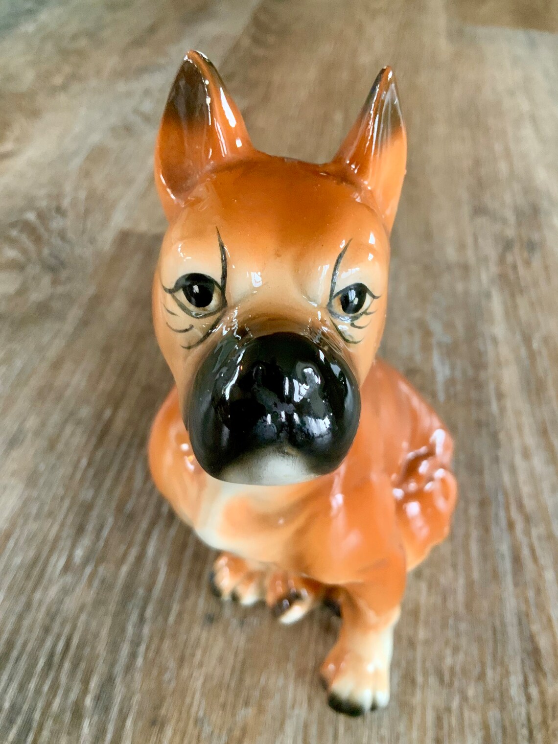 Vintage Boxer Dog China Figurine, Collectible Dogs, Canines, Japan ...