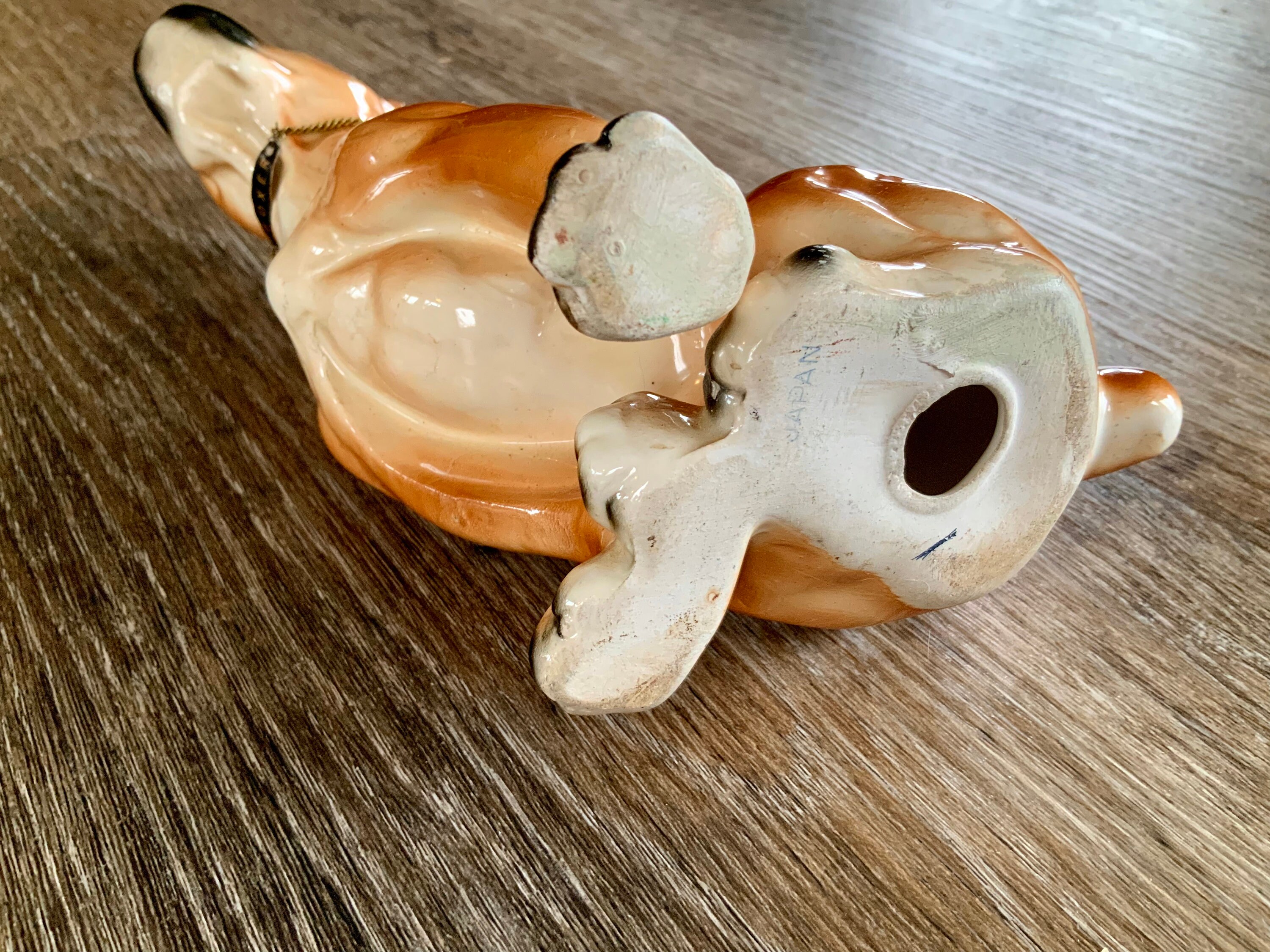 Vintage Boxer Dog China Figurine, Collectible Dogs, Canines, Japan ...