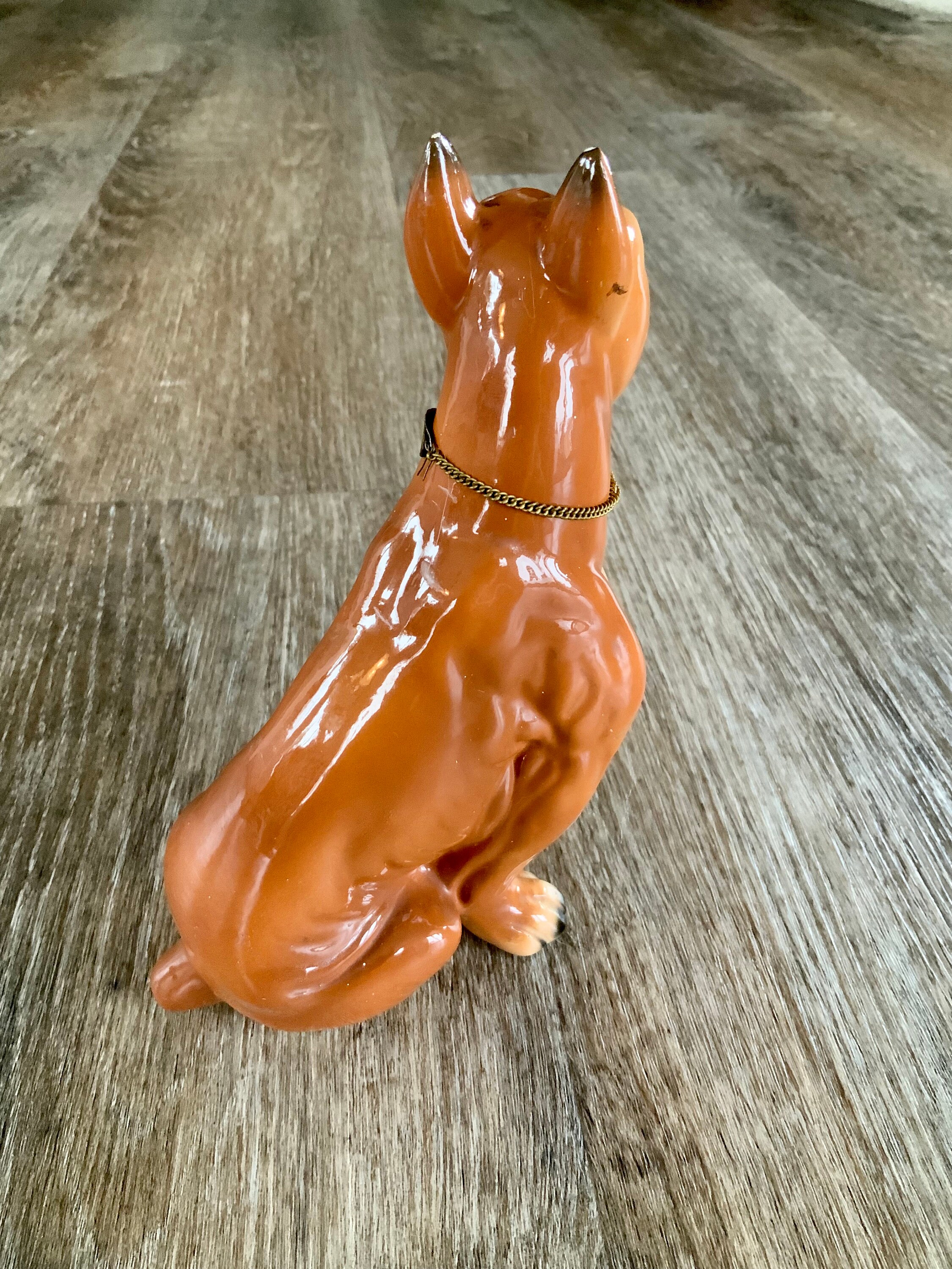 Vintage Boxer Dog China Figurine, Collectible Dogs, Canines, Japan ...