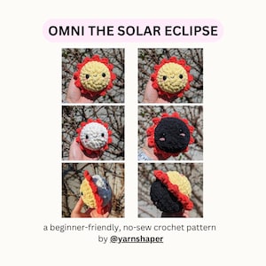 Omni the Solar Eclipse - CROCHET PATTERN - Etsy