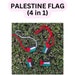 Palestine Flag 4 in 1 CROCHET PATTERN - Etsy UK