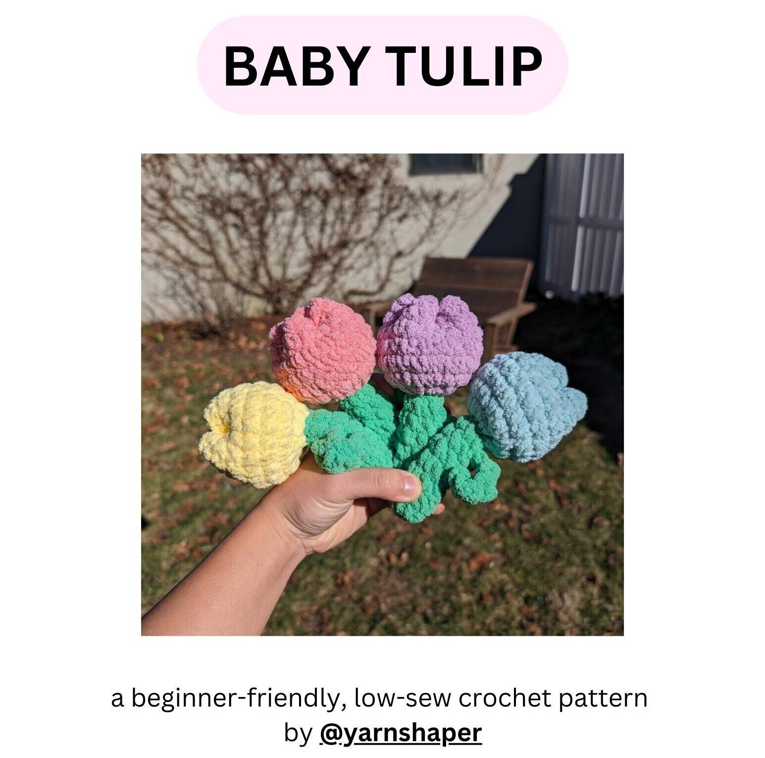 Baby Tulip - CROCHET PATTERN - Etsy