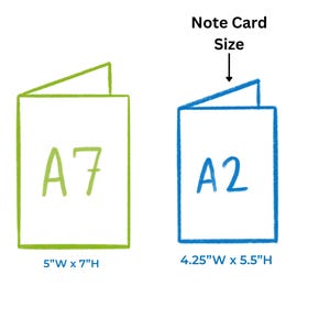 Note Card, Digital Download, Greeting Card, Daisey, Printable ...