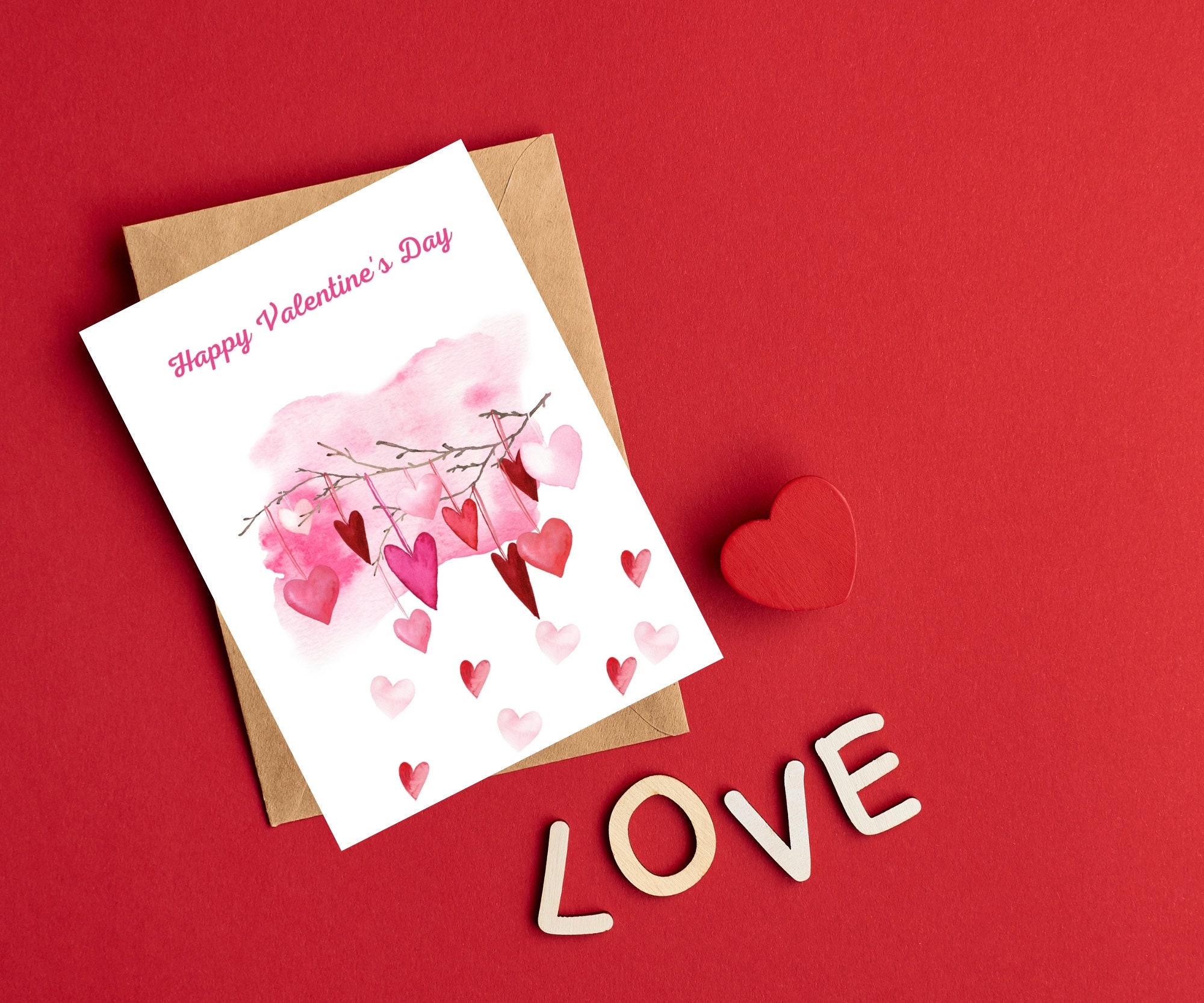 Digital Download Printable Card Digital Valentine's Card Valentine's ...