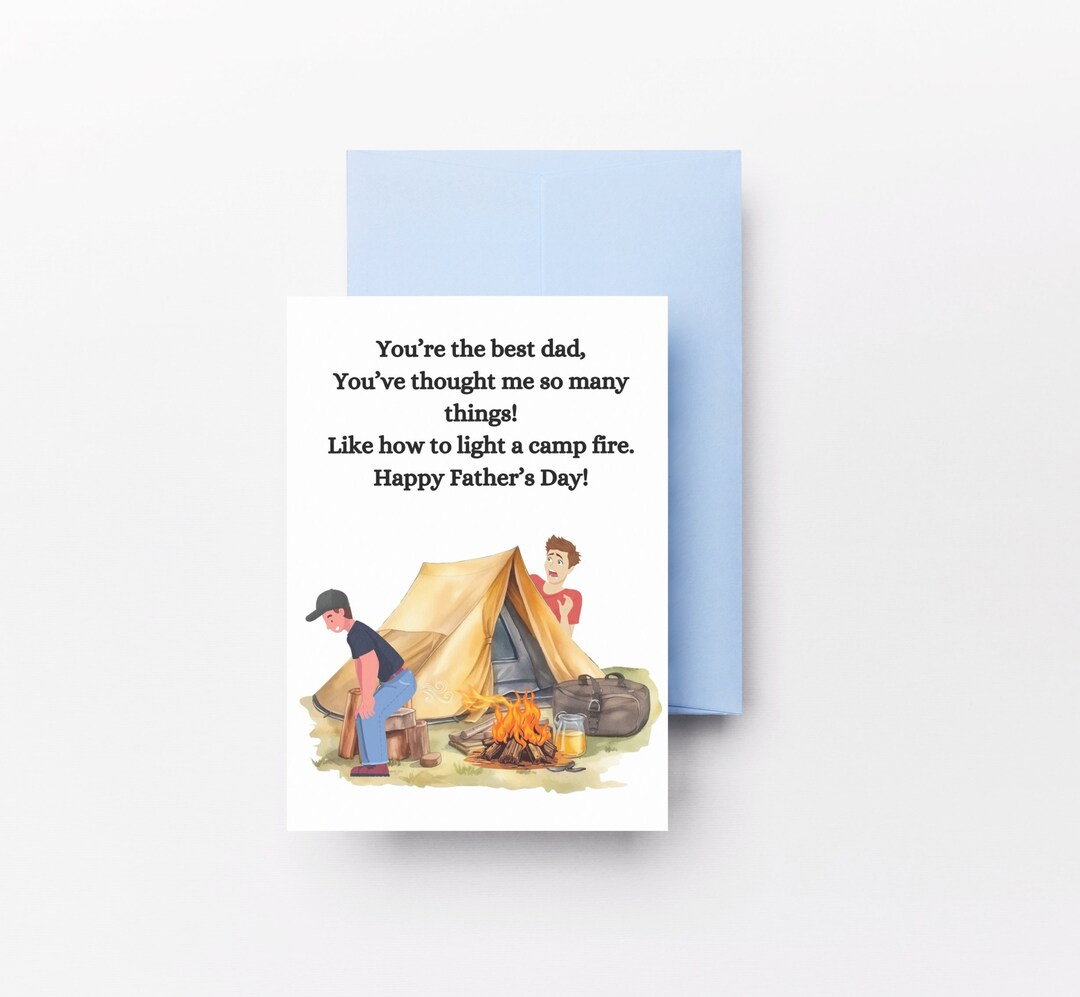 Father's Day Card Card for Father's Day Blank Card Greeting Cards ...