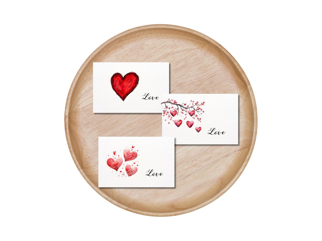 Valentine's Card| Printable Card| Digital Card| Greeting Card| Heart ...