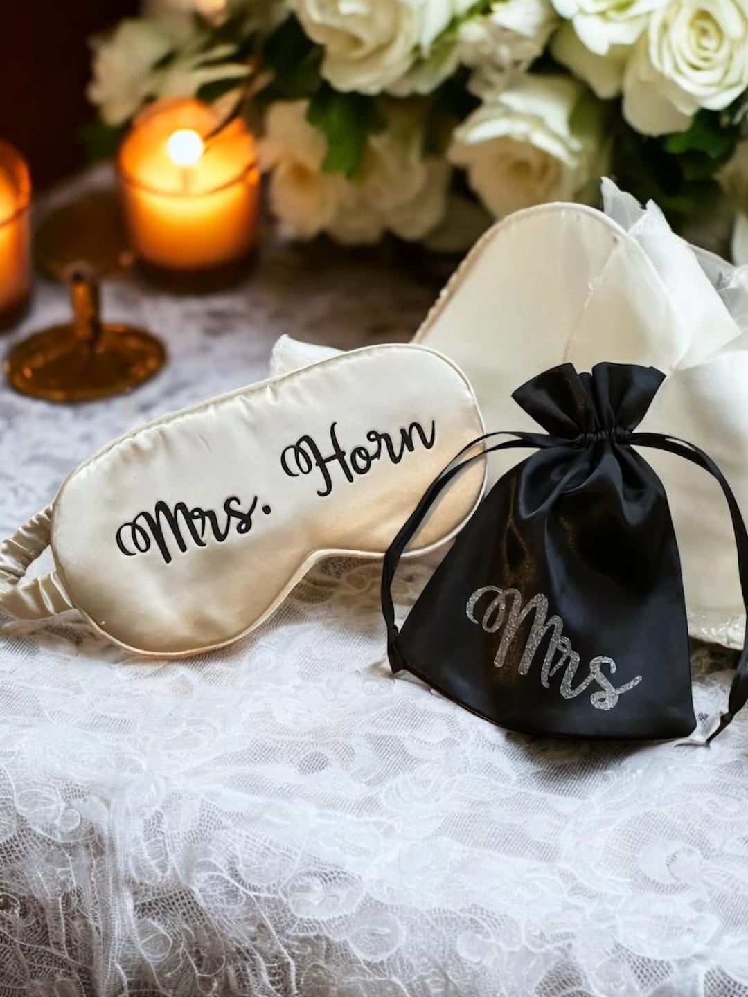 Bridesmaid Gift, Personalized Eye Mask With Personalized Pouch, Mothers ...