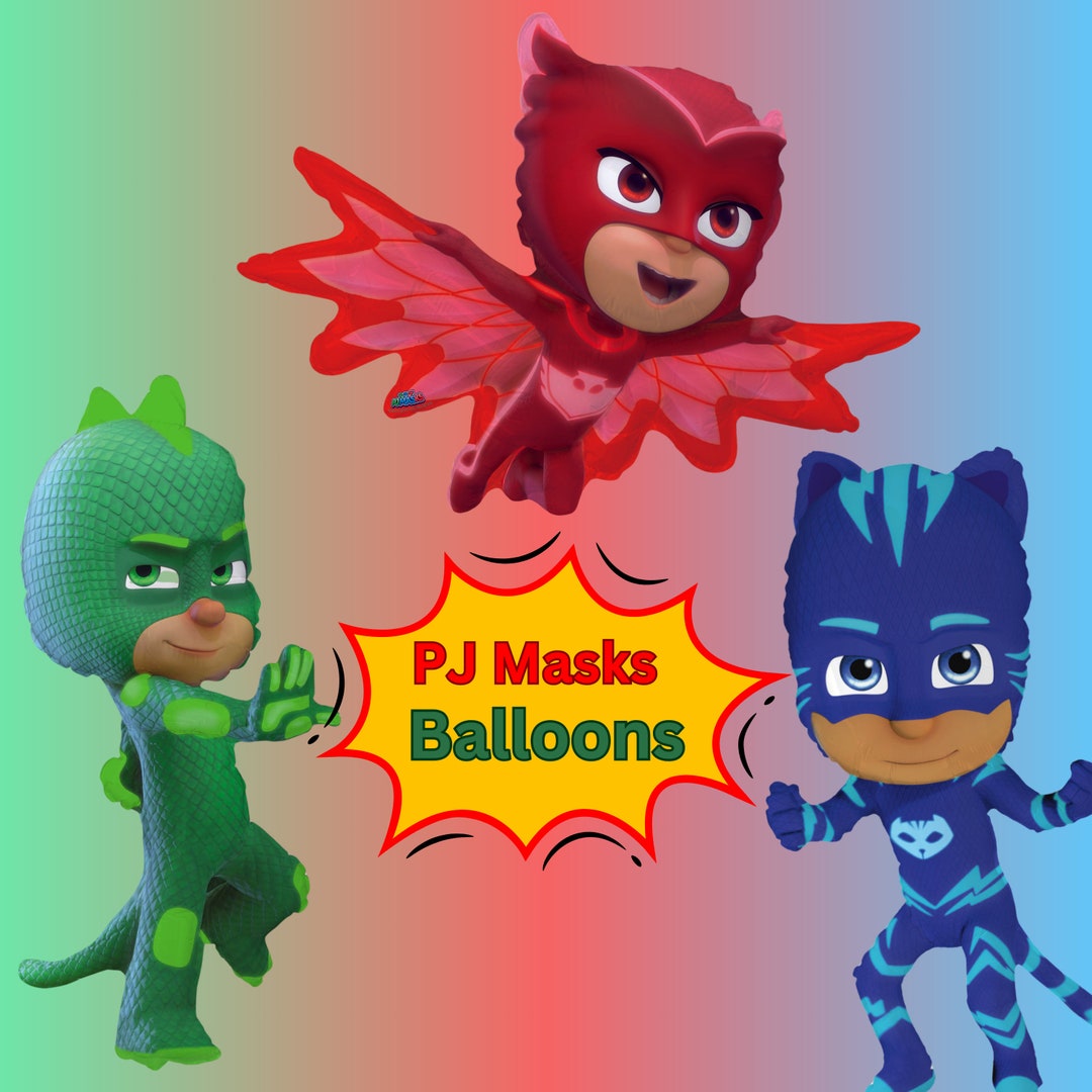 PJ Masks Balloons/catboy Balloon/owlette Balloon/gekko Balloon/pj Masks ...
