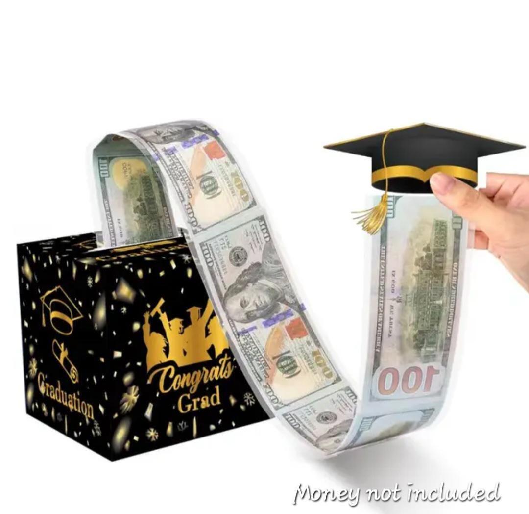 Graduation Money Box, Unique Gift Ideas, Graduation Gifts, Graduation ...
