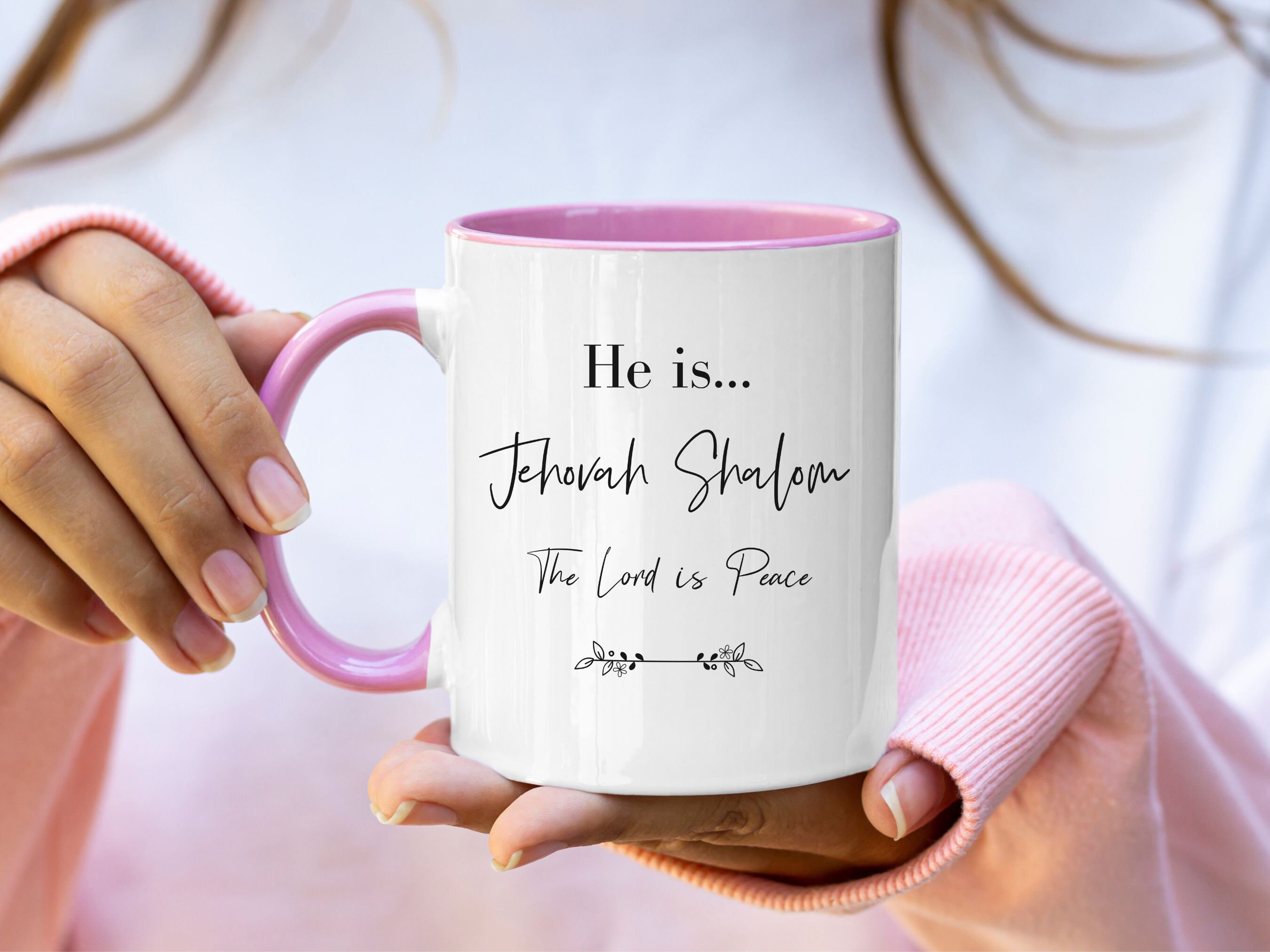 Jehovah Shalom the Lord is Peace Names of God Coffee Mug Christian ...