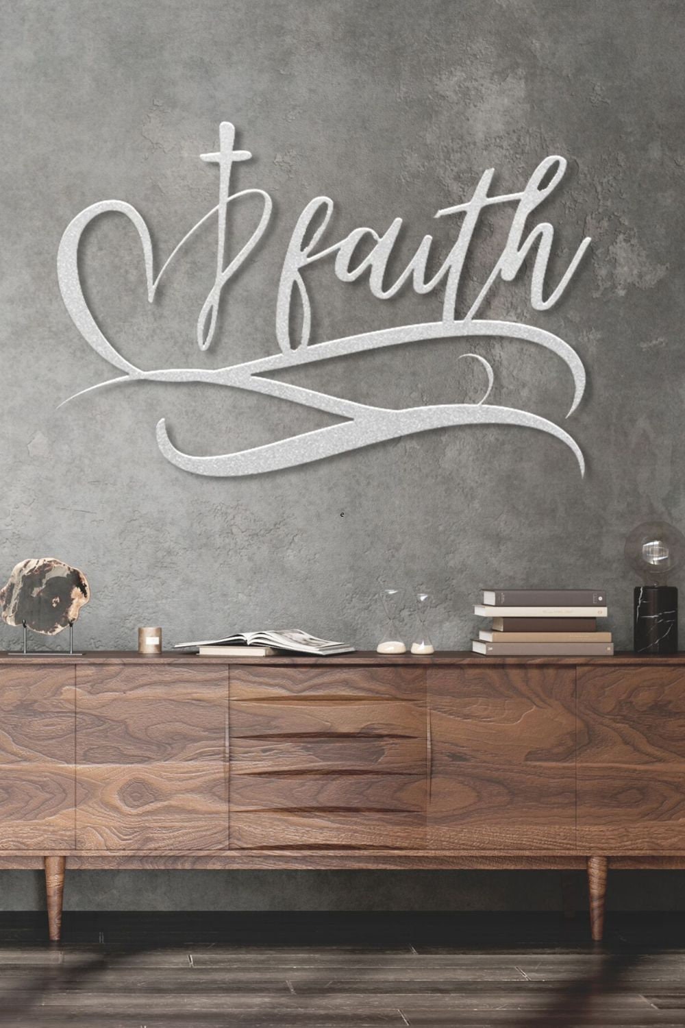 Christian Wall Art Metal Home Decor Church Office Interior Design Porch ...