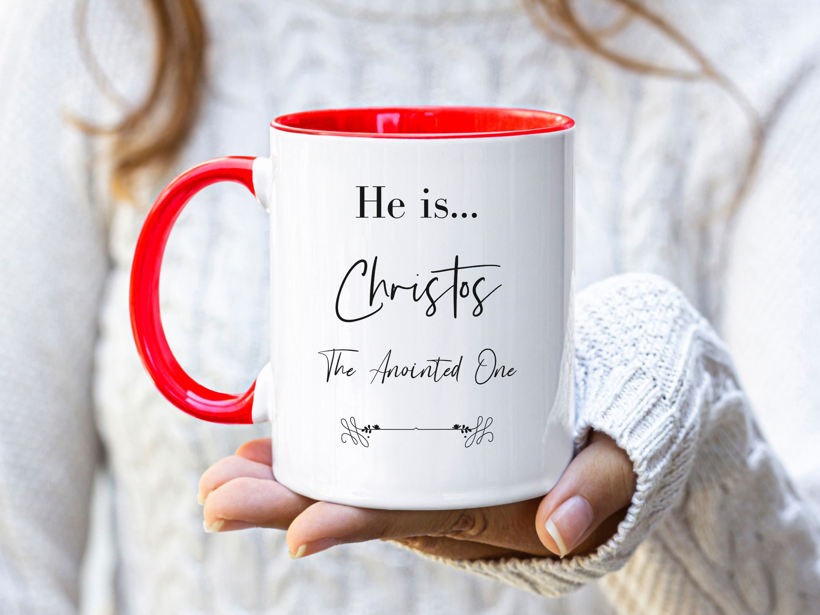 Christos the Anointed One, Names of God Coffee Mug, Christian Faith ...