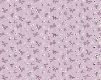 Riley Blake Designs, Hello Spring Floral Lilac, Quilting Fabric, Purple ...