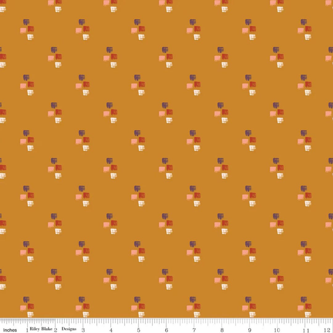 Riley Blake Designs, Maple Strokes Gold, Quilting Sewing Fabric, - Etsy