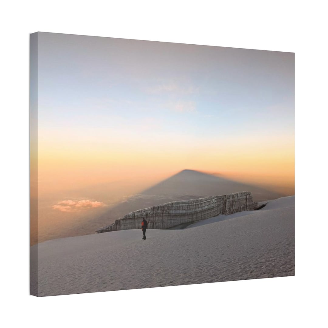 Mt. Kilimanjaro Summit, Canvas Print, Kilimanjaro, Wall Art, Mountain ...