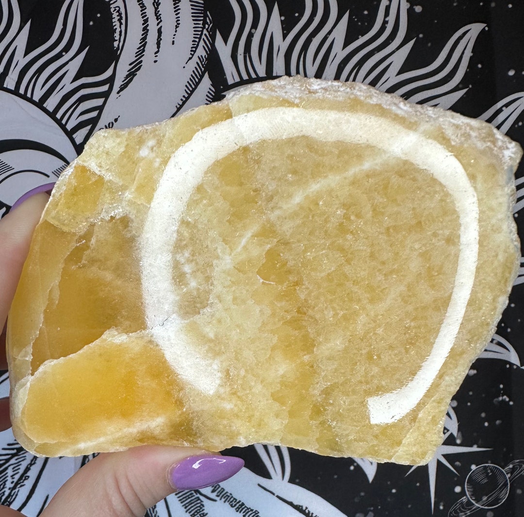 Orange Calcite Slab - Etsy