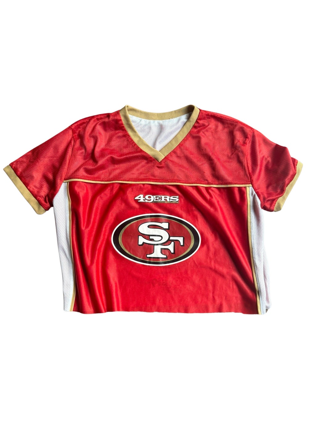 SAN FRANCISCO 49ERS Crop Reversible Jersey Tshirt Vintage|nfl|super ...
