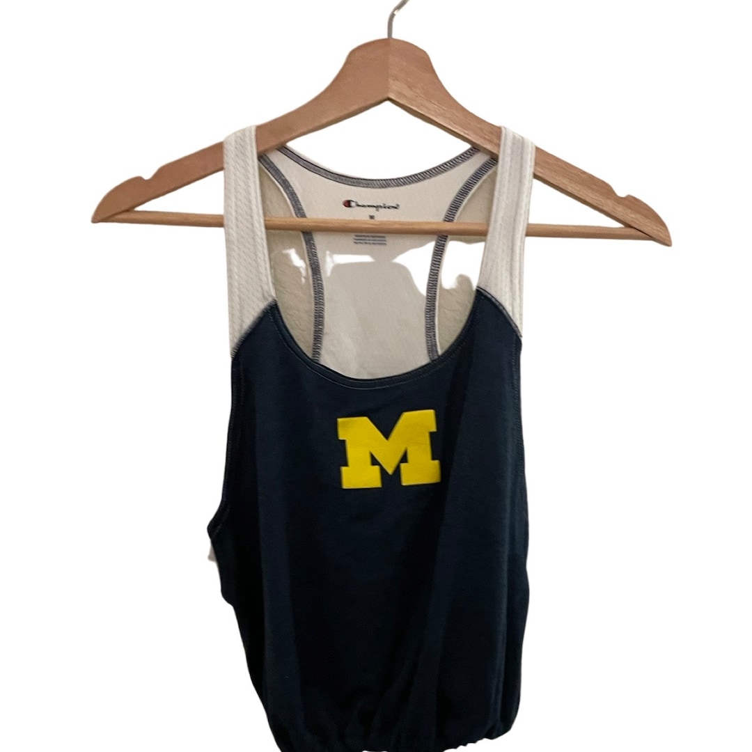 Michigan Wolverines Crop Tank Vintage - Etsy