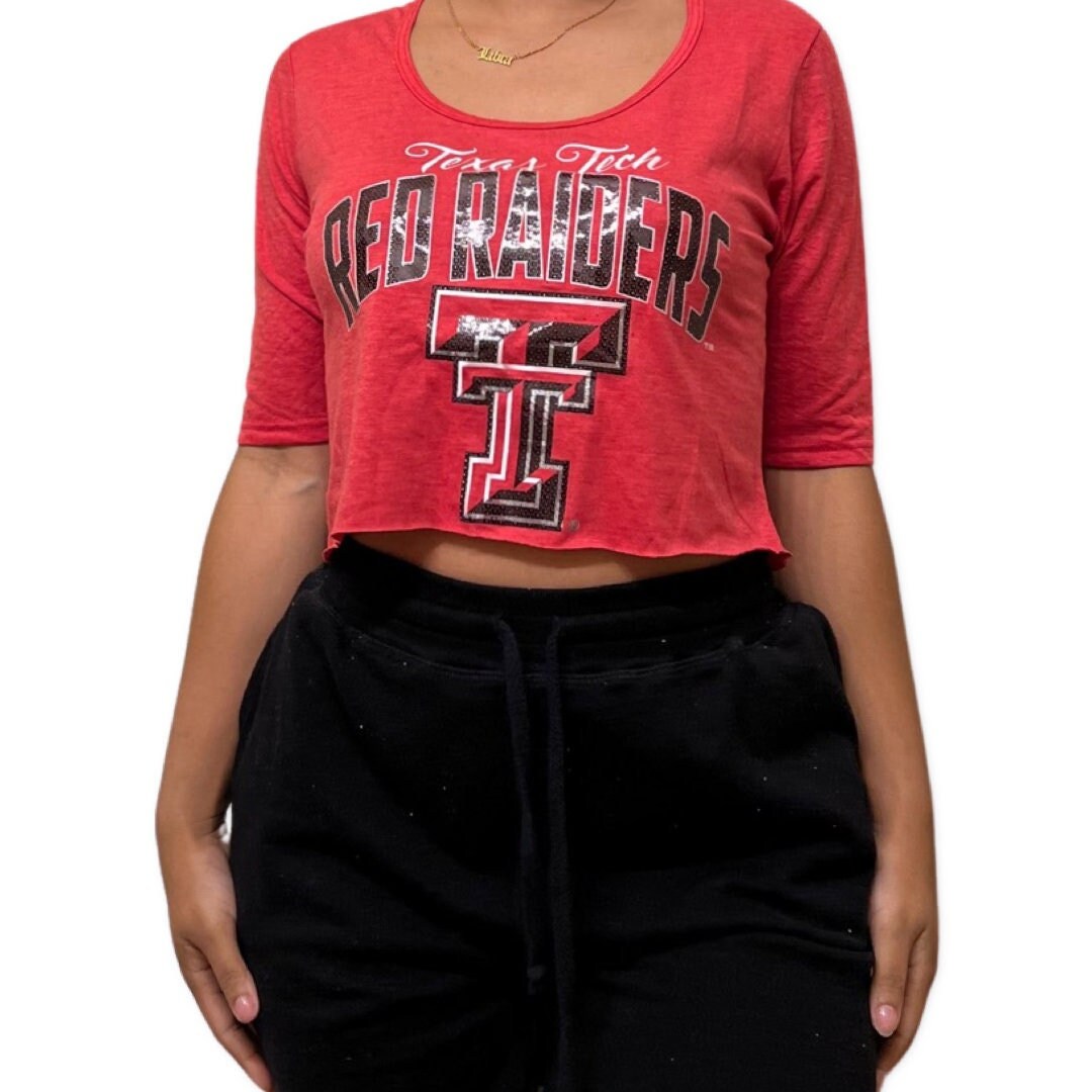 Texas Tech Crop Tee Vintage - Etsy