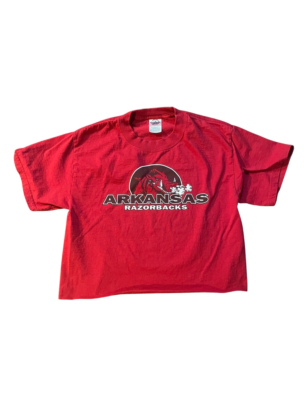 Arkansas Razorbacks Crop Tee Vintage - Etsy