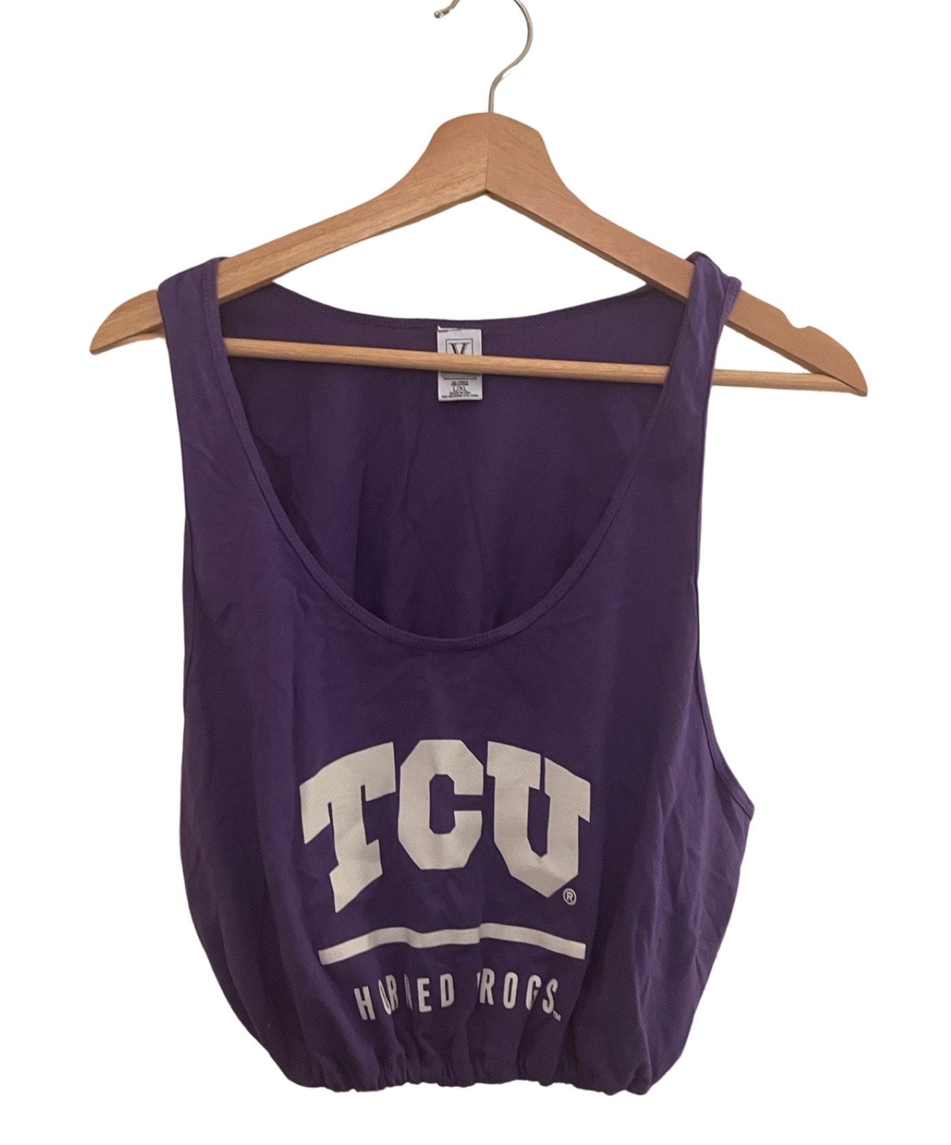 TCU Crop Tank Vintage - Etsy