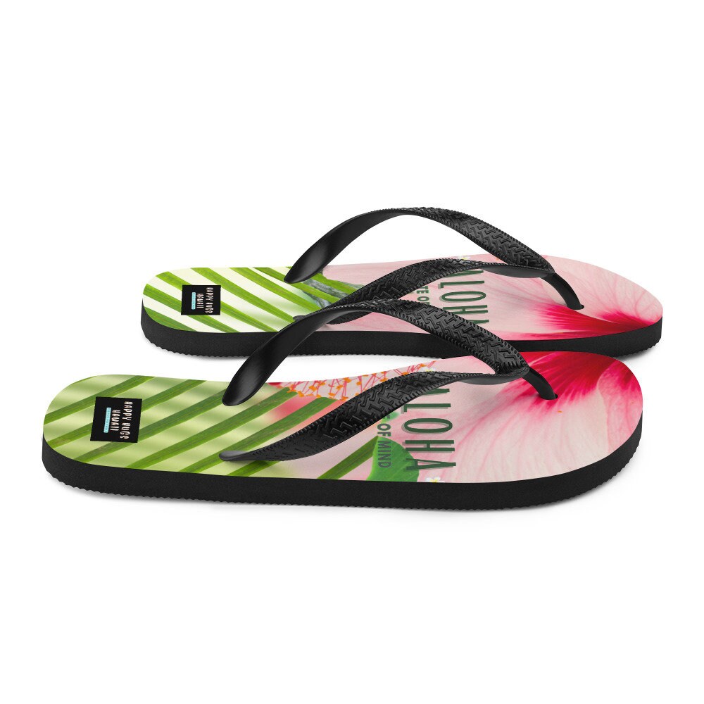 Aloha State of Mind Flip-flops, Hawaii Slippahs, Aloha Footwear, Hawaii ...