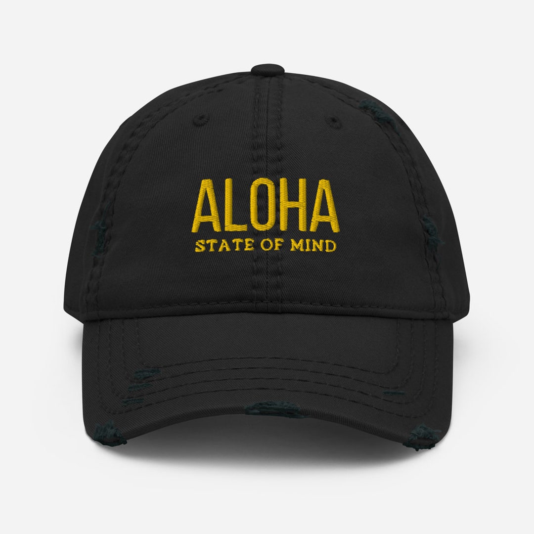 Aloha State of Mind Hawaii Cap, Unisex Baseball Cap, Soft Trendy Hat ...