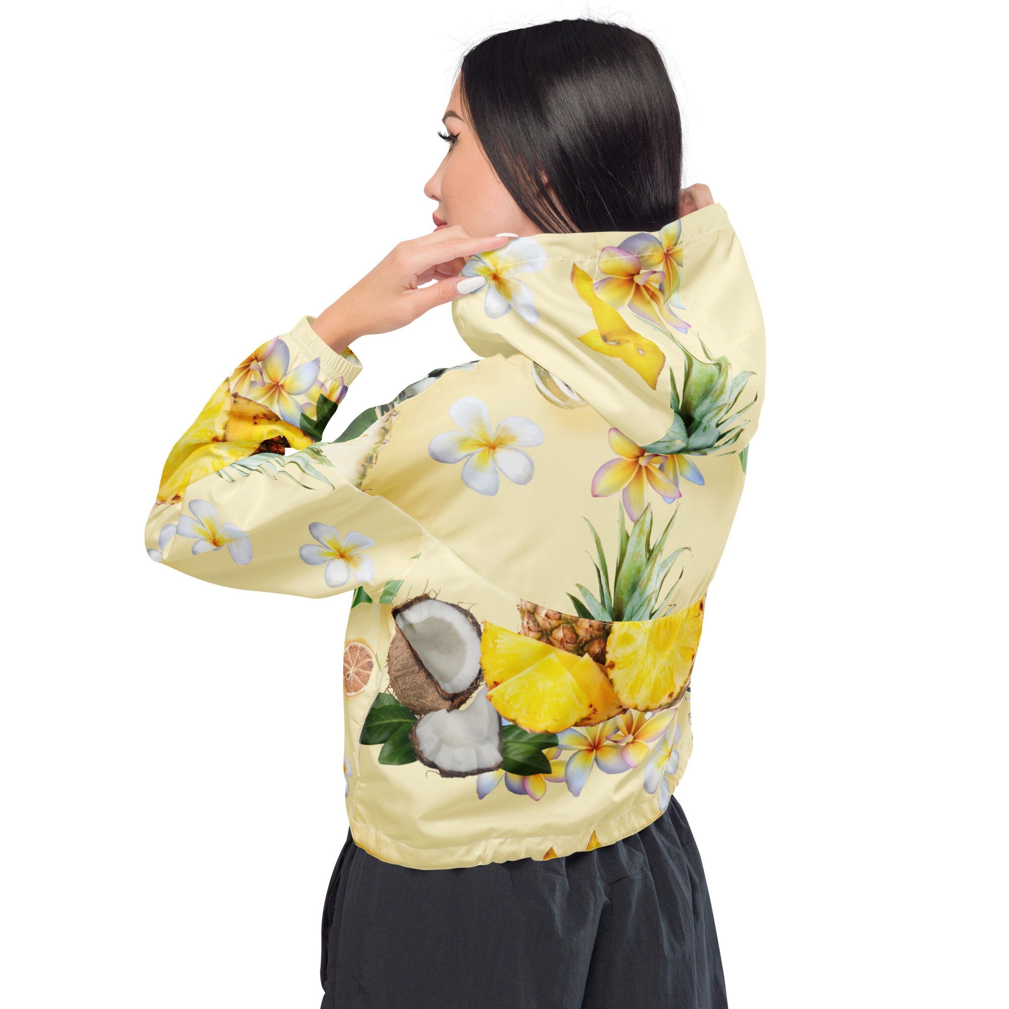 Hawaii is Always A Great Idea Women’s Cropped Windbreaker, Hibiscus ...