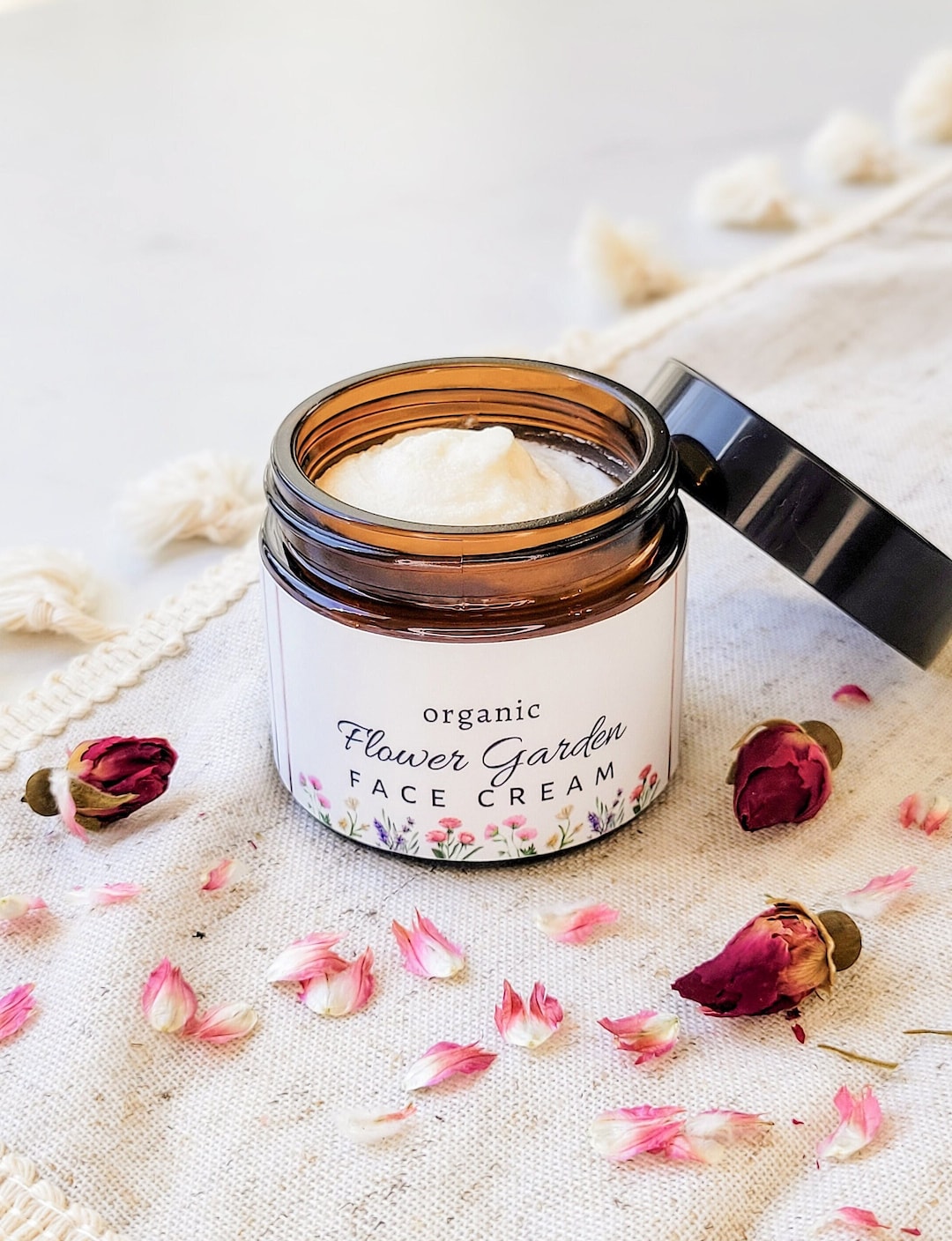 Flower Garden Face Cream Natural Organic Skincare Anti Aging Facial ...