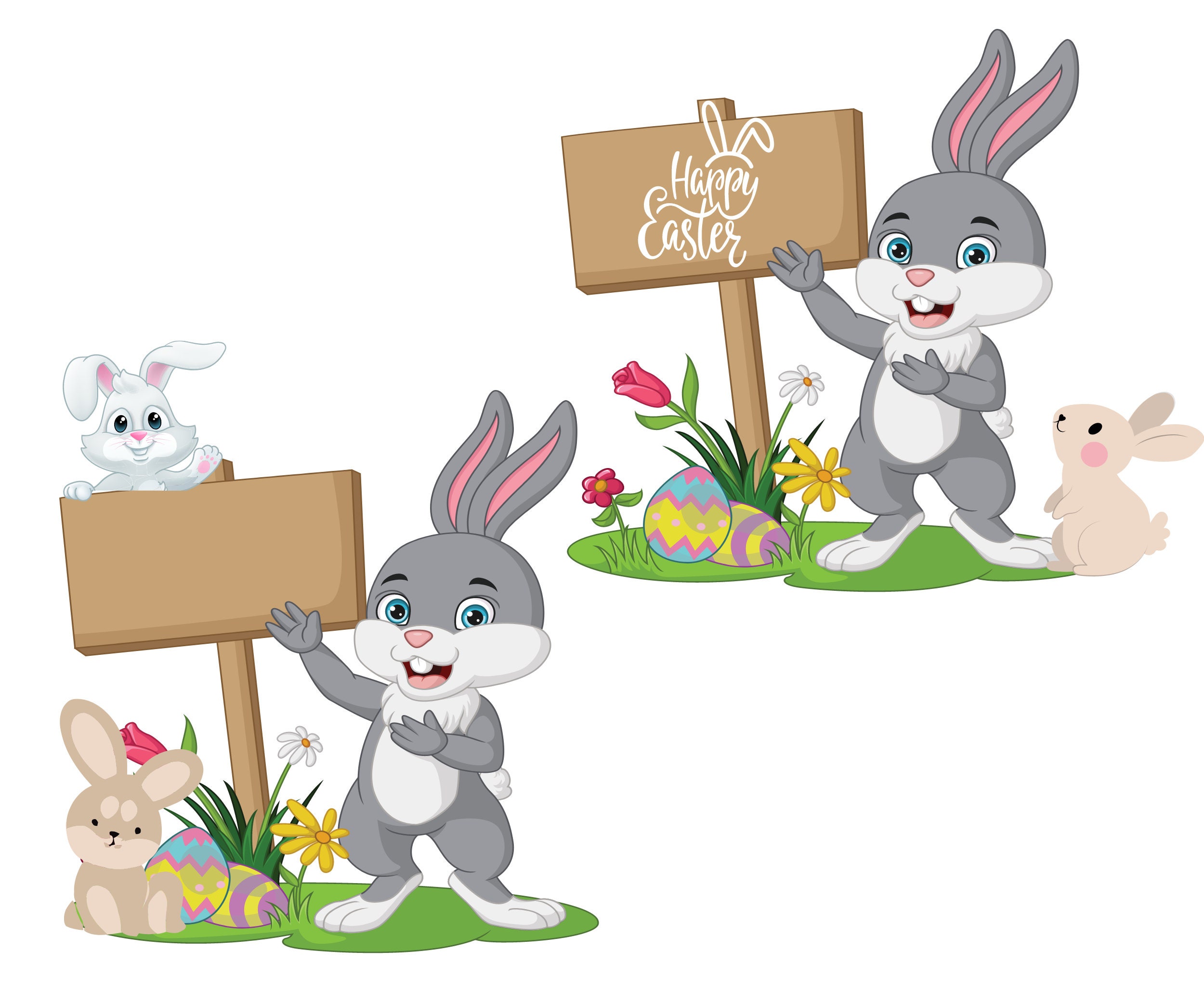 Spot the Difference Easter Egg Hunt Puzzle Kids Game Pages-easter ...