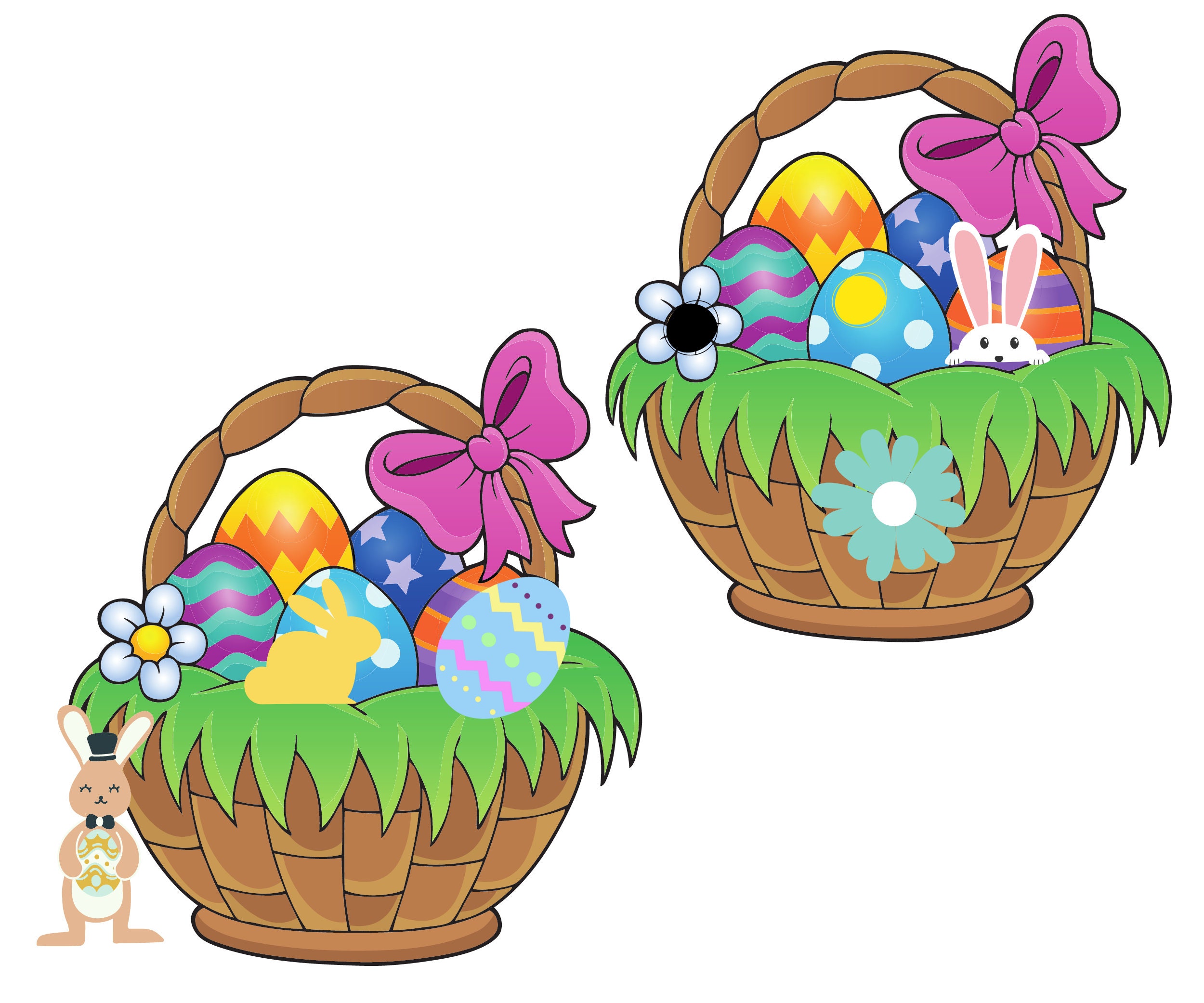 Spot the Difference Easter Egg Hunt Puzzle Kids Game Pages-easter ...
