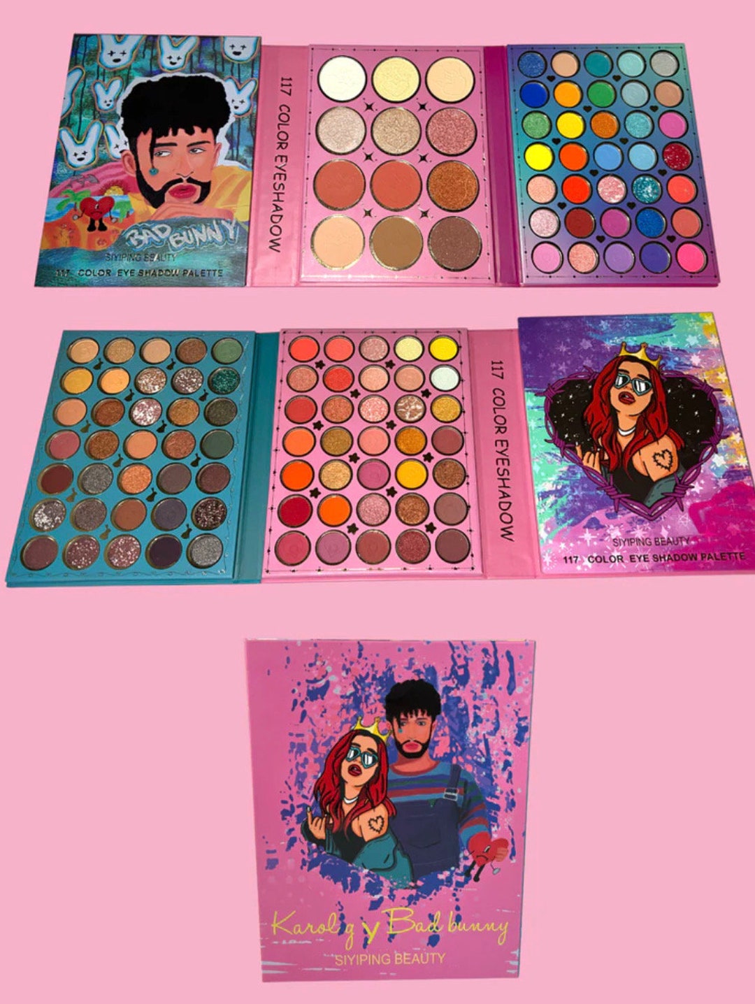 NEWEST! Duo Bichota Karol G and Bad Bunny Inspired Makeup Booklet ...
