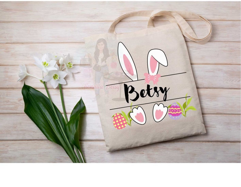 Easter Customized Tote Bag Reusable Handmade - Etsy