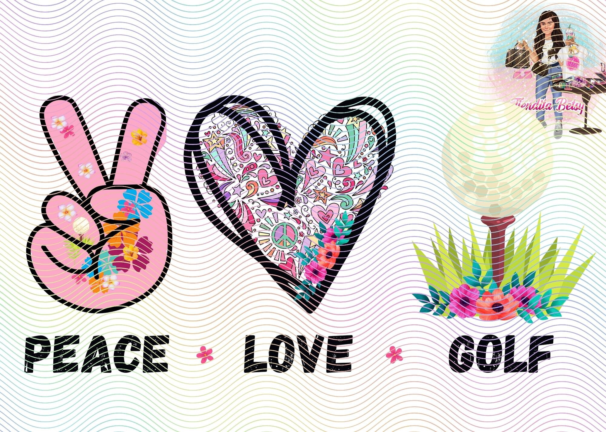Peace, Love, Golf, Shirt, Png, Sublimation - Etsy