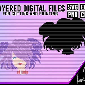 Ecchi Succubus Digital Files Png / Eps / Svg / Cdr for Cutting and ...