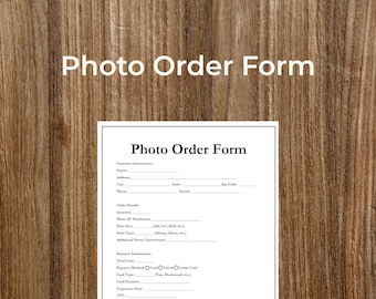 Property Release Form for Photographers | Printable | Fillable | PDF | Digital Download ...