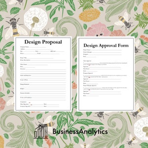 Ultimate Graphic Design Business Form Bundle | Printable | Fillable ...