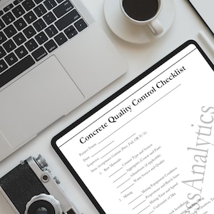 Concrete Quality Control Checklist | Inspection and Compliance Form ...