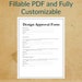 Design Approval Form Template for Graphic Design Projects | Printable ...