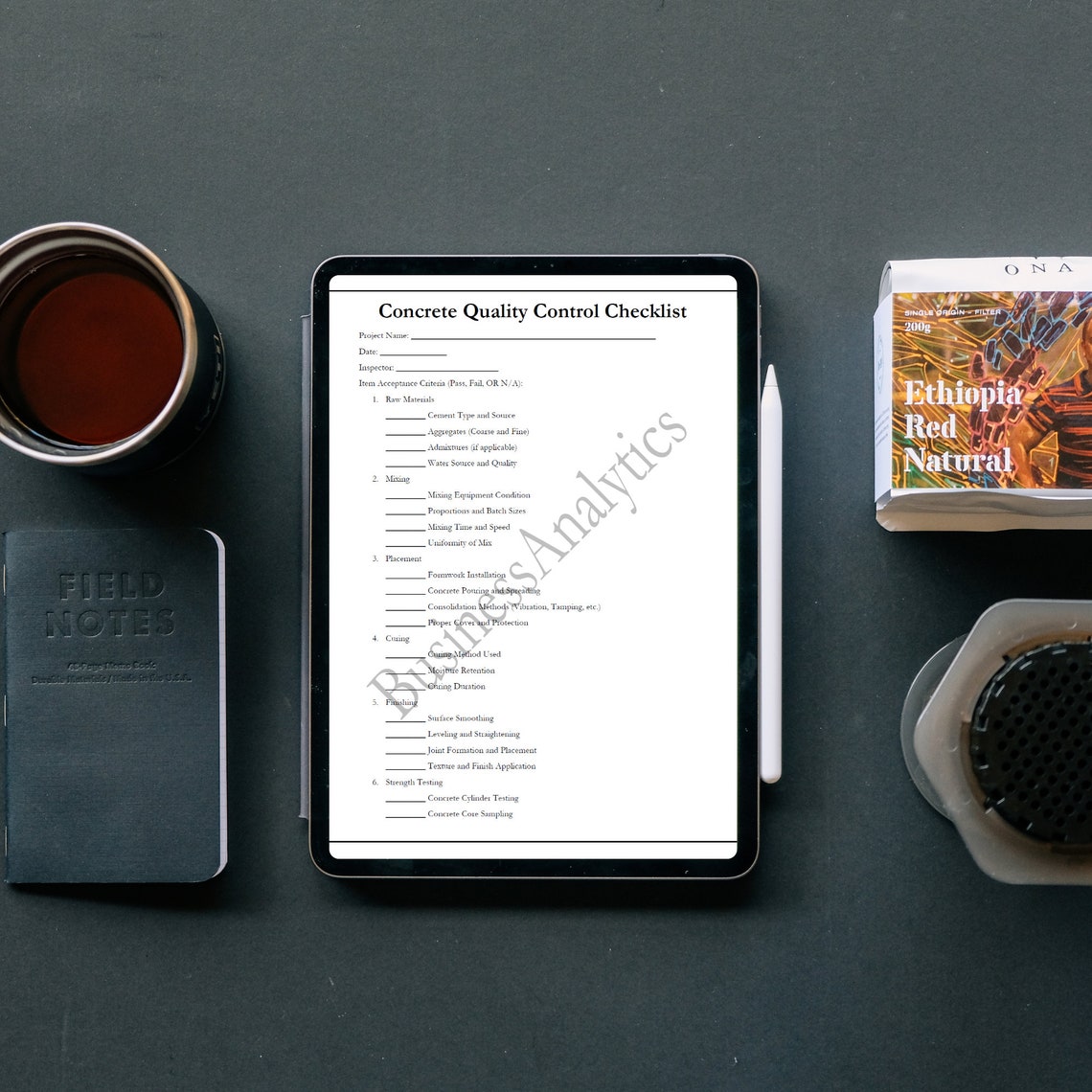 Concrete Quality Control Checklist | Inspection and Compliance Form ...